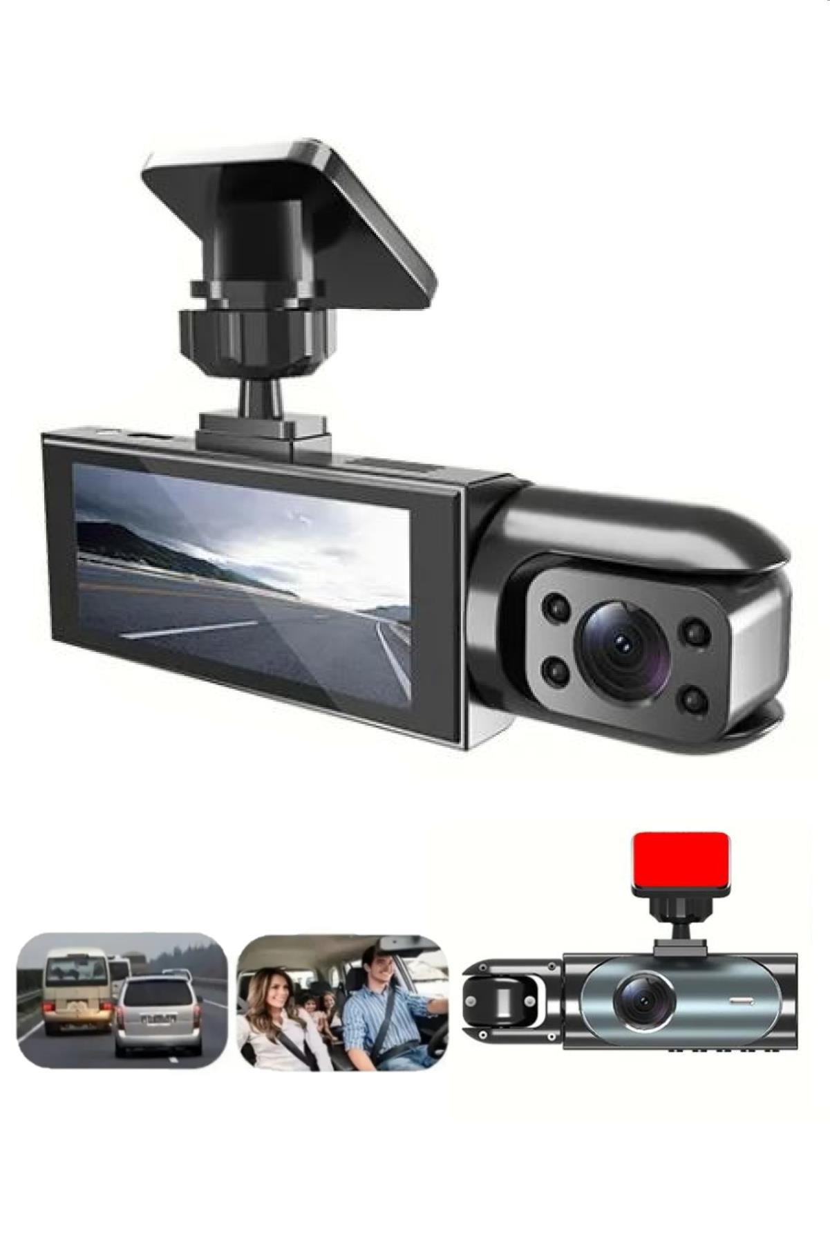 1080P Full HD 1296P Super HD Araç Kamerası Black Box Araç İçi Kamera ...
